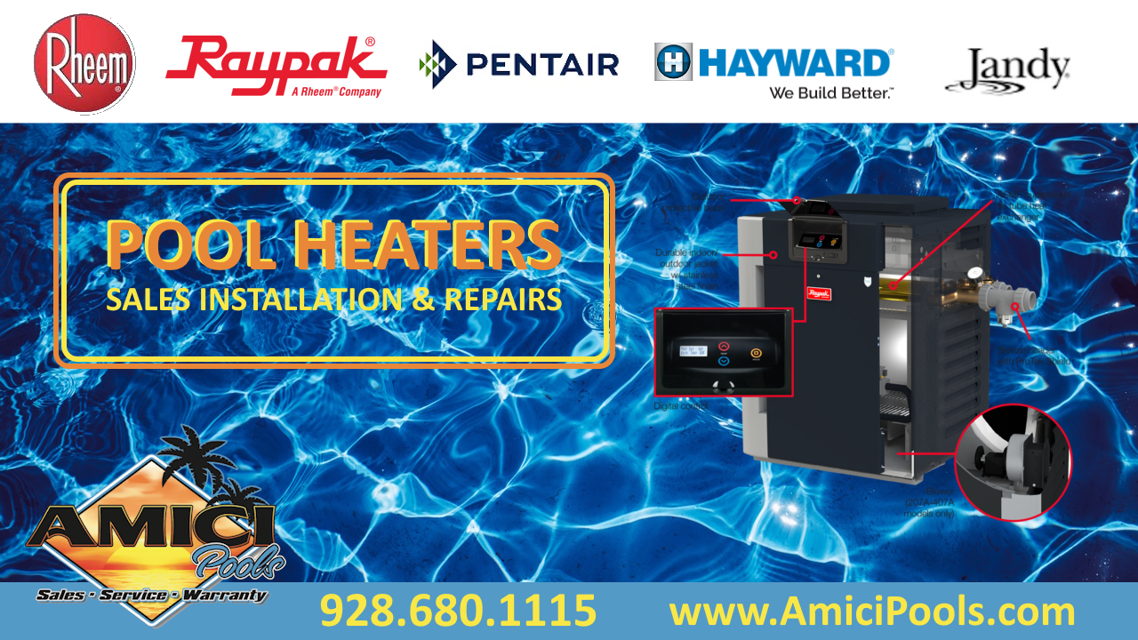 Swimming Pool Heaters and Pool Cooling AC Heat Pumps